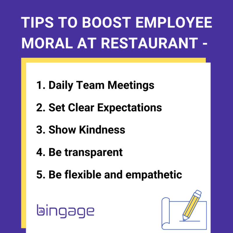 How to Boost Restaurant Staff Morale During Covid19